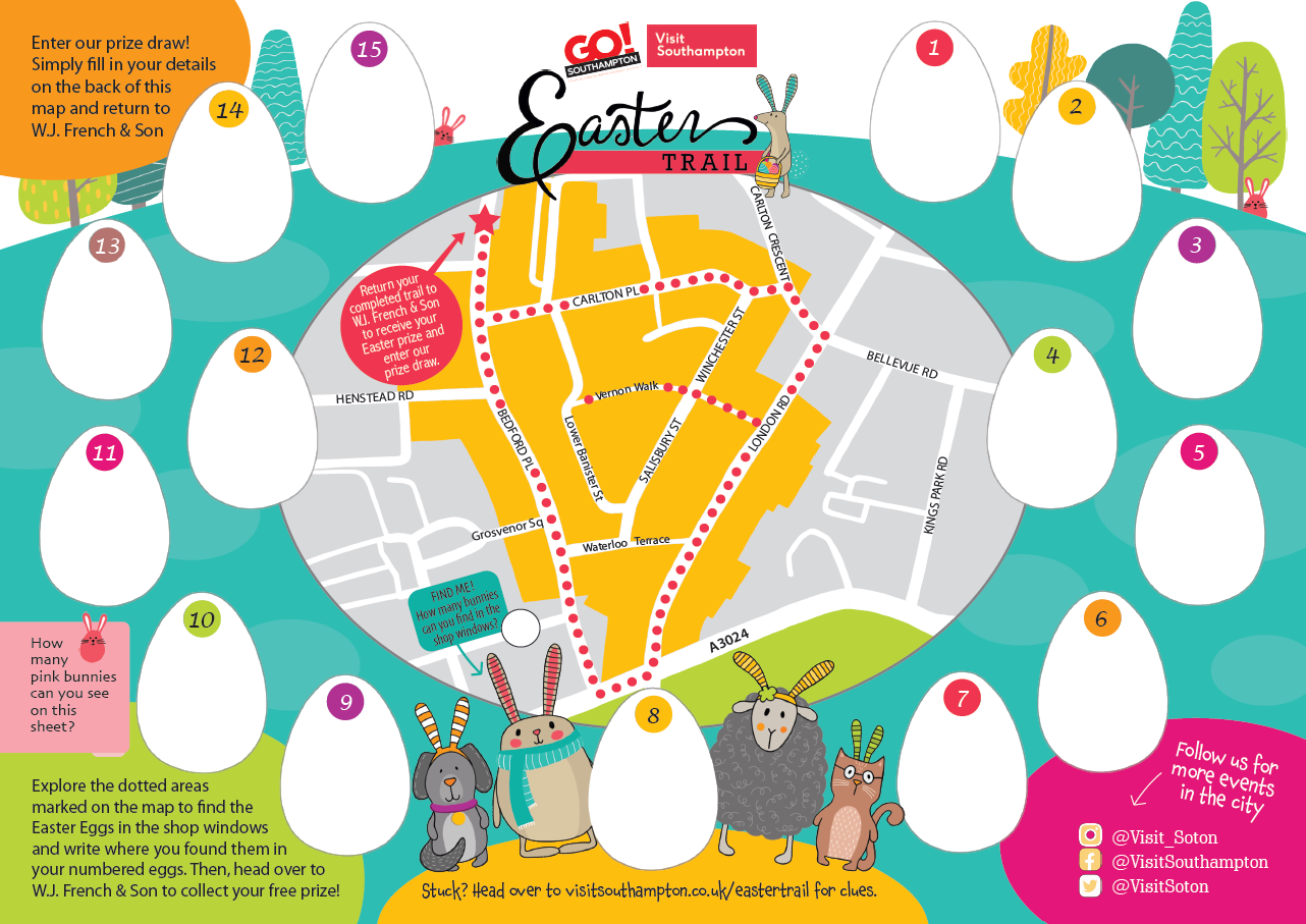 ‘Hop’ around the city with GO! Southampton’s ‘egg-stra’ special family ...